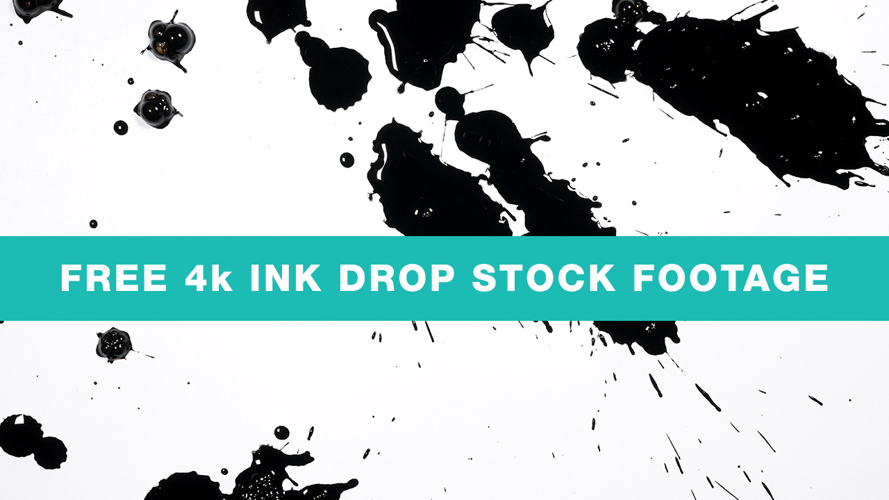 Free 4K Ink Drop Stock Footage - This Designed That